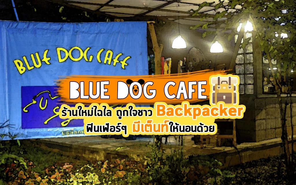 Blue Dog Cafe ร้านใหม่ไฉไล ถูกใจชาว Backpacker